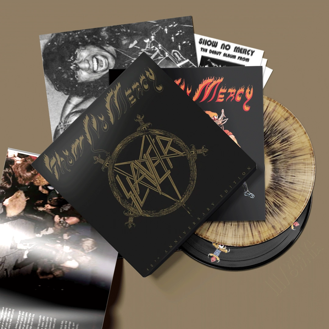 SLAYER Show No Mercy (40th Anniversary Edition) LP GOLD/BLACK ...