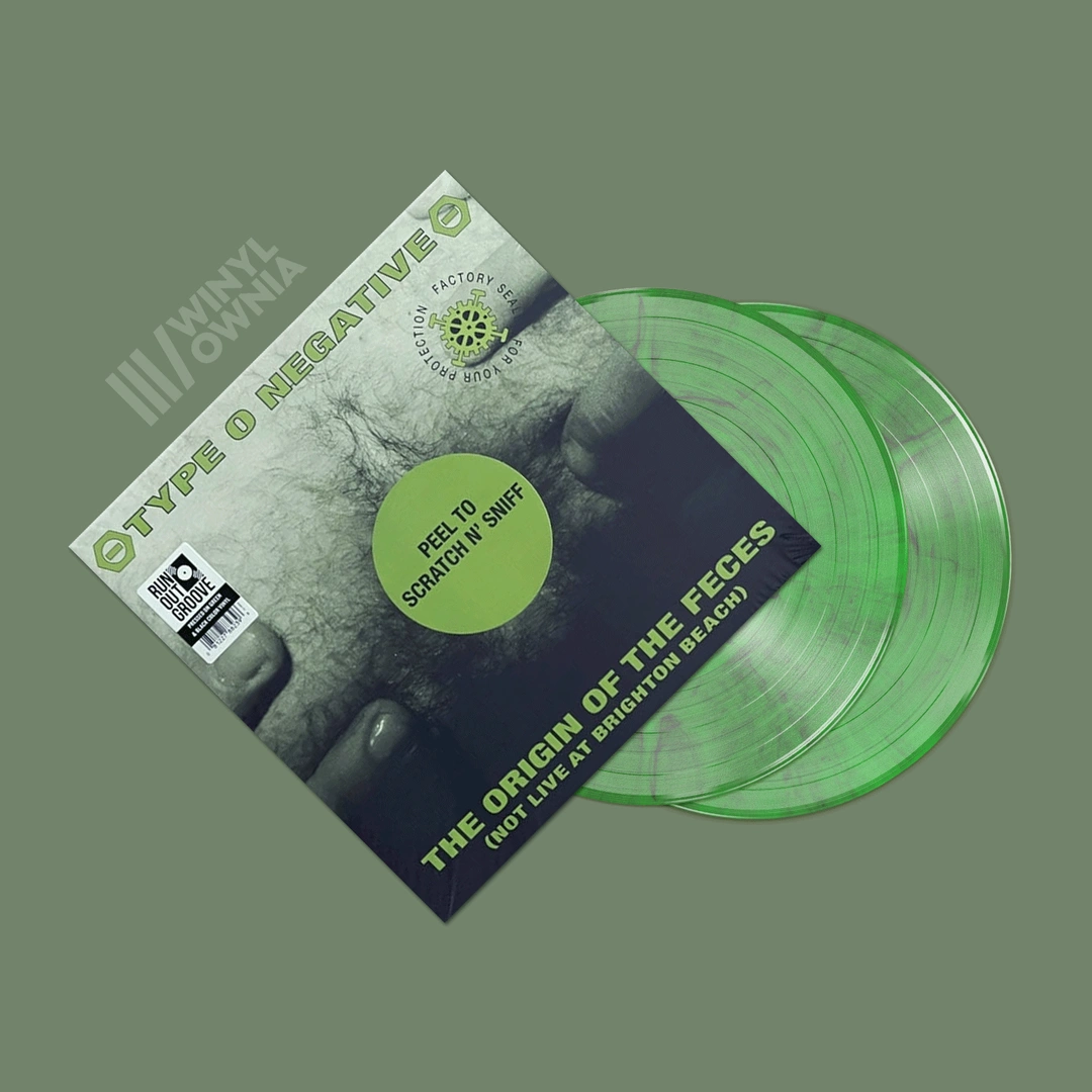 TYPE O NEGATIVE The Origin Of The Feces 2LP Marbled Green Coloured ...